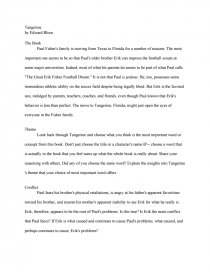 Tangerine By Edward Bloor Erik Fisher